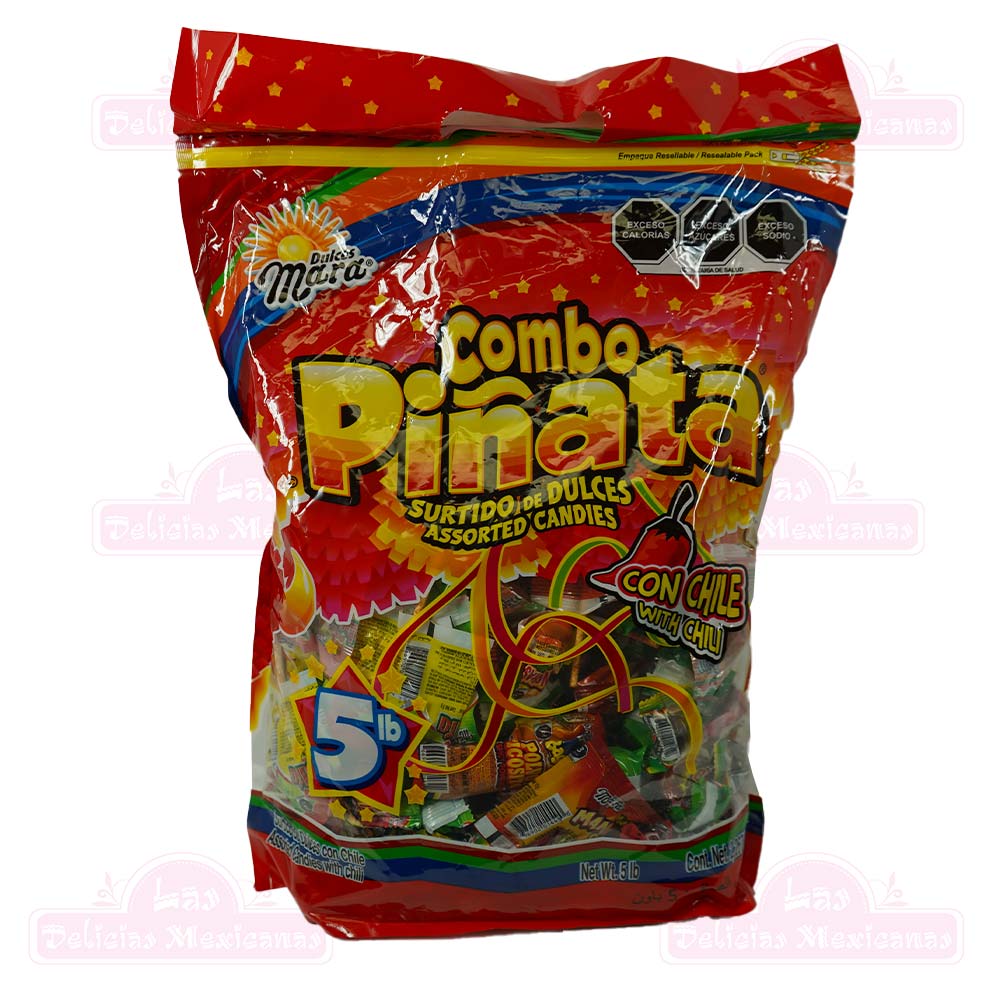 COMBO PIÑATA CON CHILE (5LB) – Las Delicias Mexicanas #2